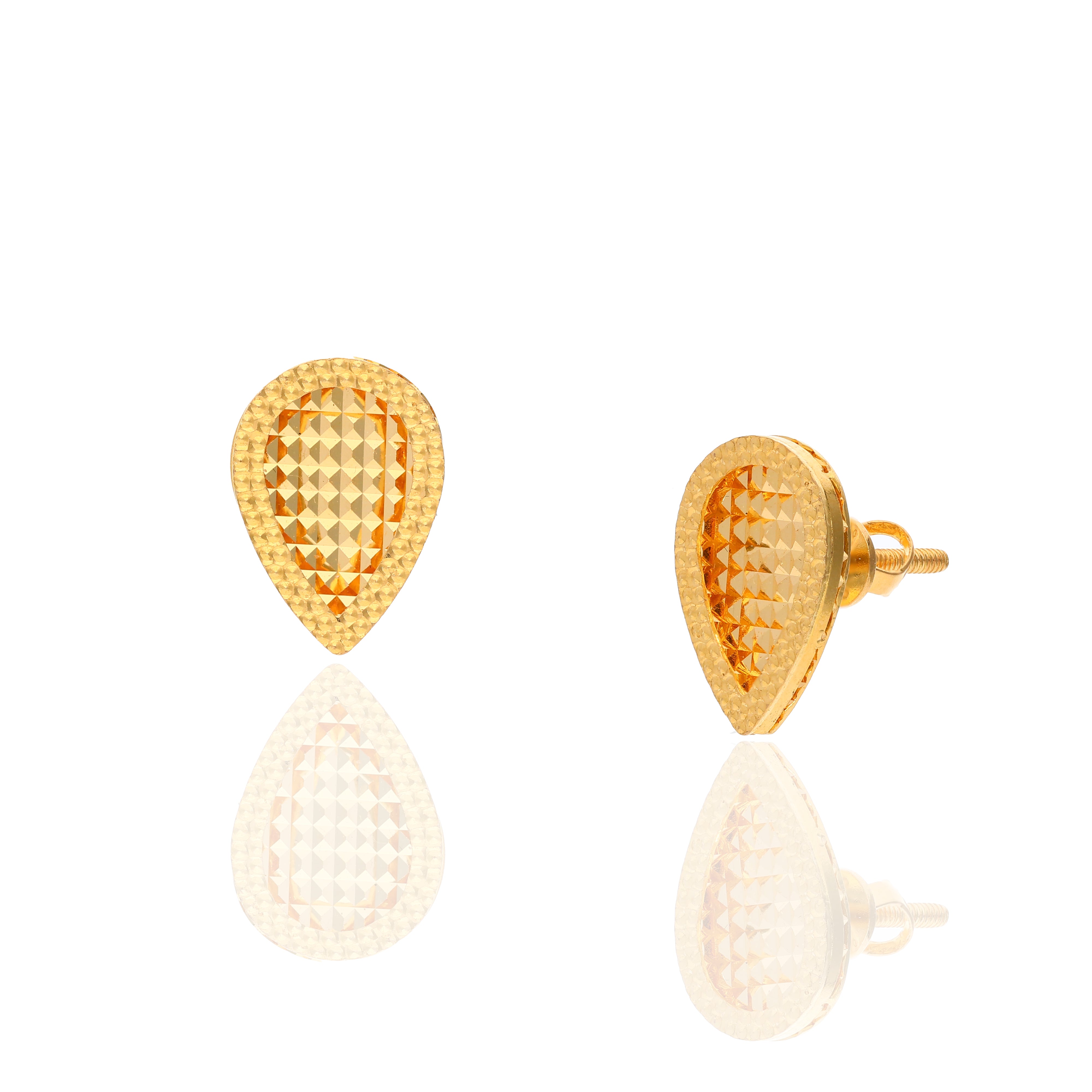 Dot Bliss Gold Studs – Khanna Jewellers