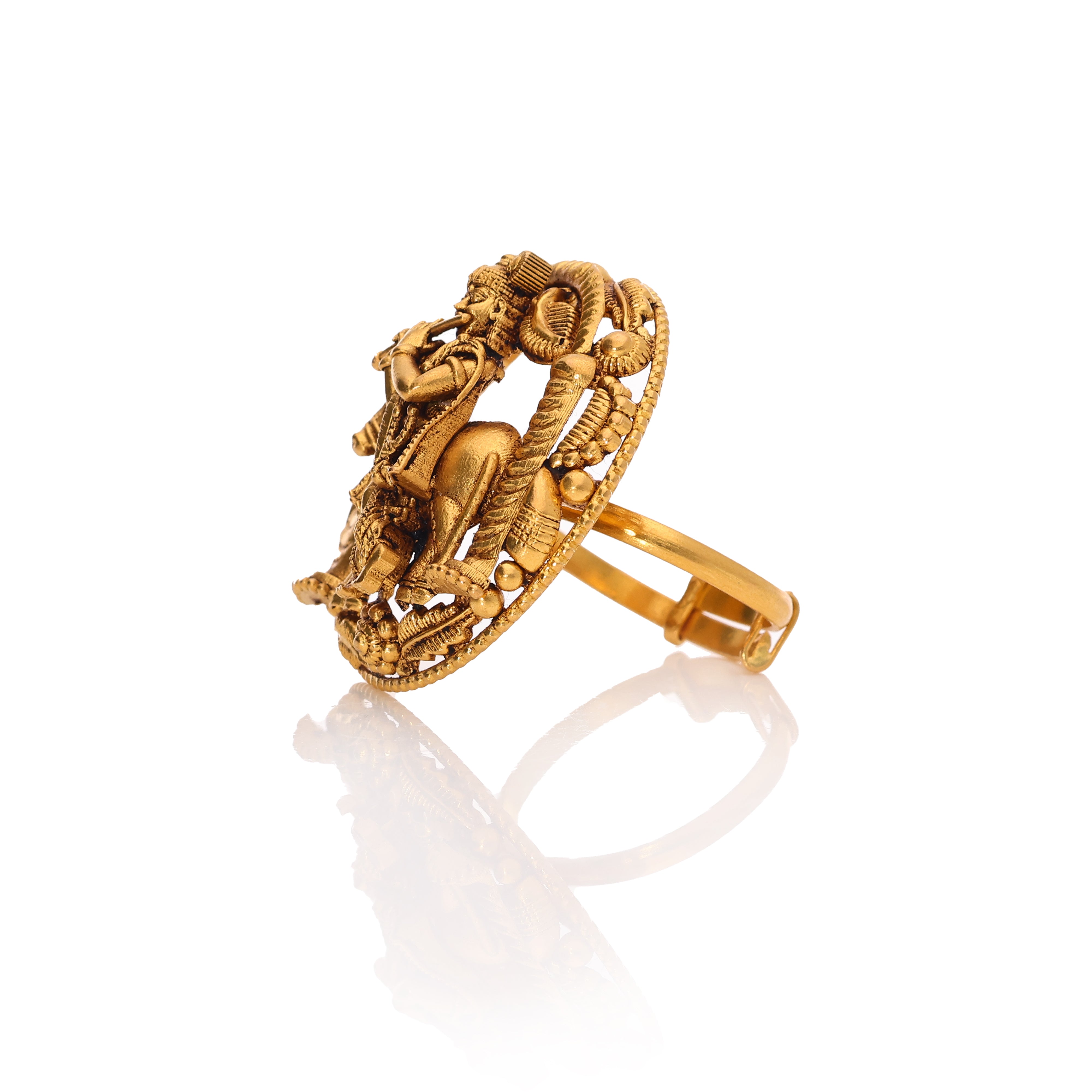 Lord Krishna Gold Ring – Khanna Jewellers